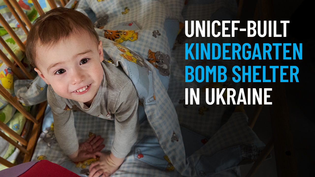 Back to School in a Bomb Shelter in Ukraine | UNICEF USA